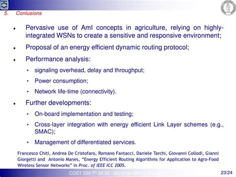 Ppt Energy Efficient Routing Algorithms For Application To Agro Food
