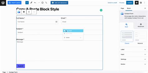 How To Copy And Paste Styles In Wordpress Gutenberg