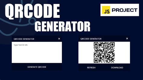 🙄 Build Qr Code Generator App Using Electron Js Html Css Intermediate Javascript Project