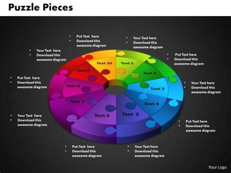 PowerPoint Template Circle Puzzle Diagram Ppt Designs