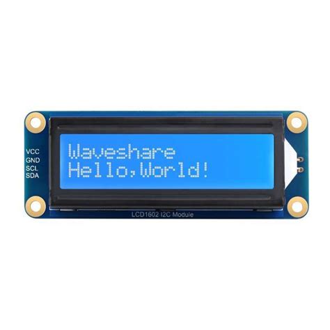 LCD I C Module White Color With Blue Background X Characters LCD V V WS