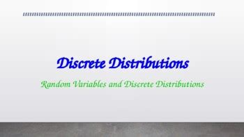 AP Statistics Discrete Distributions PowerPoint TPT