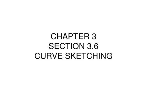 Ppt Chapter Section Curve Sketching Powerpoint Presentation Free Download Id