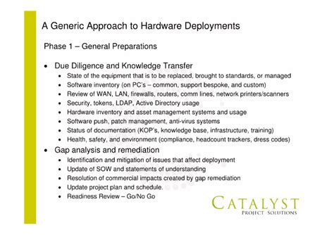Overview Of Deployment Projects V01 Ppt