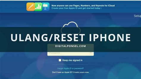 Cara Mengatur Ulang Reset Iphone Yang Terkunci