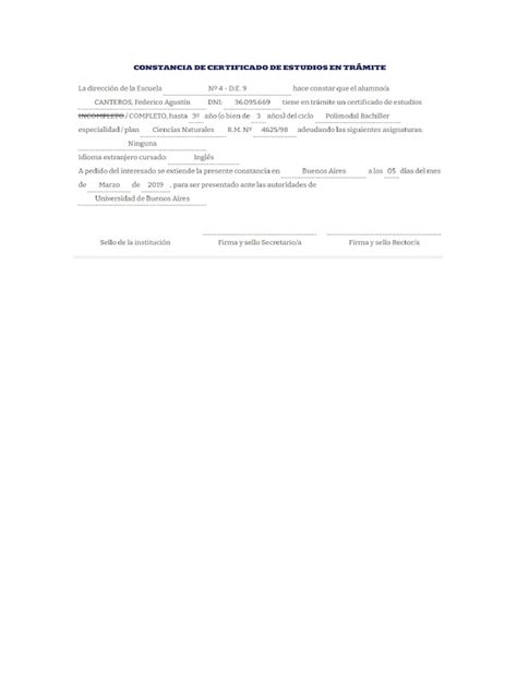 Uba Titulo Ejemplo Pdf