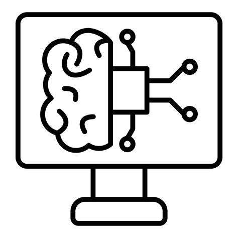 Computer Science Icon Style 12869142 Vector Art At Vecteezy