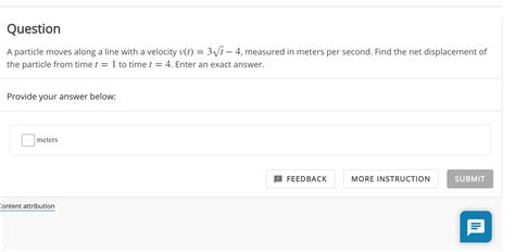 solved a particle moves along a line with a velocity