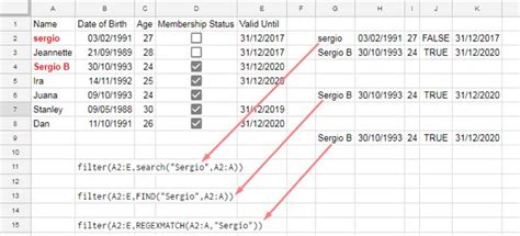 How To Use The FILTER Function In Google Sheets