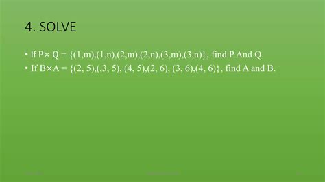 Cartesian Product Of Two Sets Ppsx