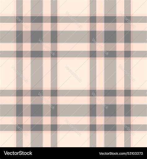 Seamless Fabric Pattern Of Check Textile Texture Vector Image