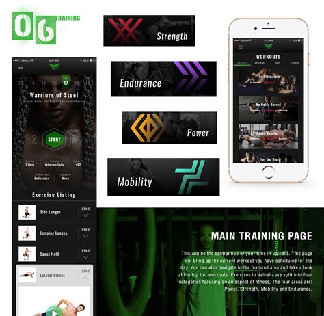 Valhalla Athletics App On Behance