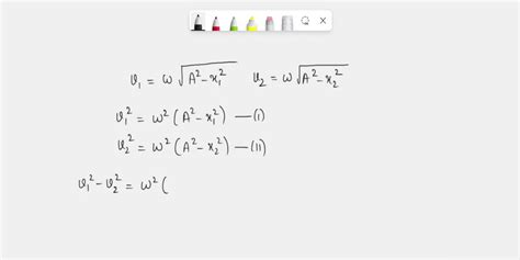 Solved A Particle Is Executing Shm Along Y Axis Such That Its