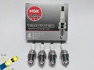 NGK (6953) BKR5E-11 V-Power Spark Plug - Set of 4 | eBay