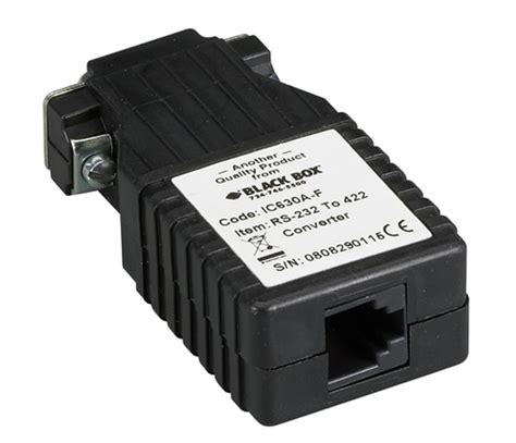 IC631A F Async RS232 To RS422 Converter Mini Black Box