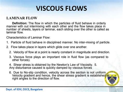 Viscous Flow Pptx