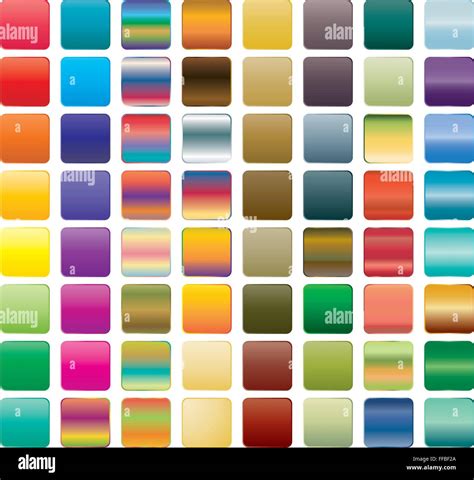 Set Of Gradient Button Icons For Your Design Stock Vector Image And Art