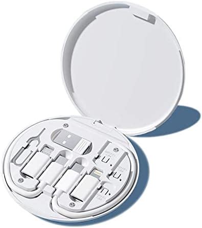 Multifunctional Data Cable Conversion Head Portable Storage Box Multi Type Charging Line