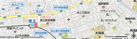 東京都大田区池上5丁目10の地図 住所一覧検索｜地図マピオン