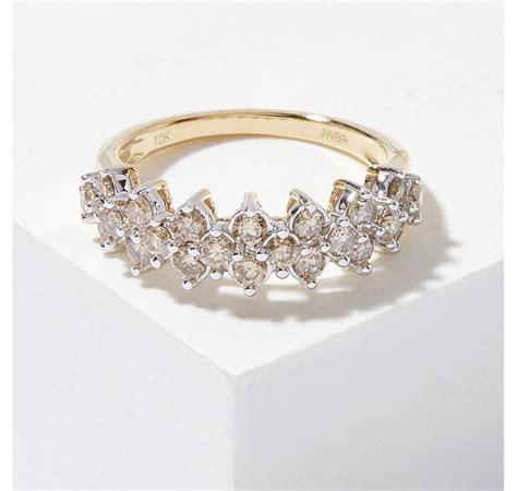 10k Yellow Gold 100 Ctw Diamond Fashion Ring Tscca