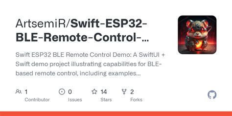 github artsemir swift esp32 ble remote control demo swift esp32 ble