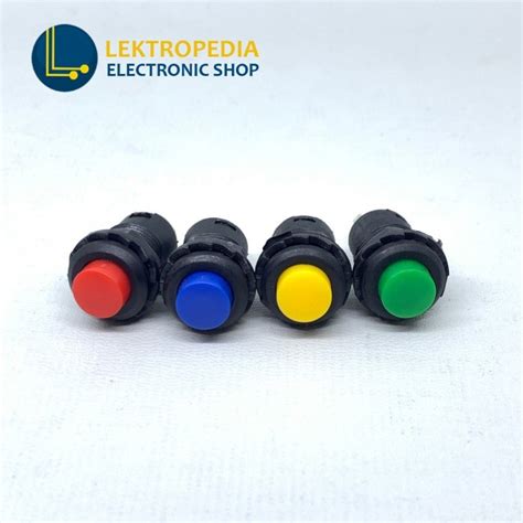 Jual Push On Off NEW 2p Bulat Kecil Switch 2 Pin Kaki Saklar Button Tombol Shopee Indonesia