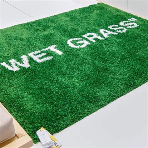 Ikea Wet Grass Rug Grailed