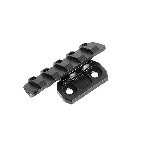 Offset Light Optic Mount 45 Degree Keymod Mlock Black [wadsn