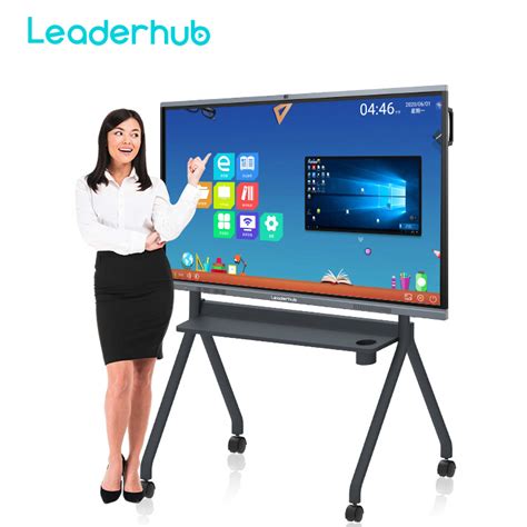 Learning Interactiva Pizarra 86 Inch Smartboard 65 Inch Mobile Portable Flat Panel Smart White