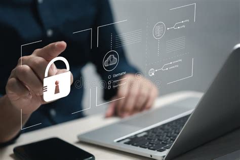Protection Personal Data Against Hackers Security Internet Access Of