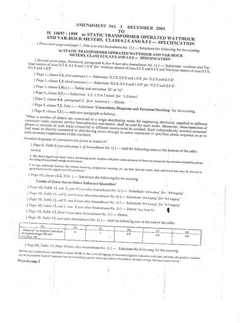 Amendment 3 Of Is 14697 Pdf
