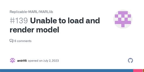 Unable To Load And Render Model · Issue 139 · Replicable Marlmarllib