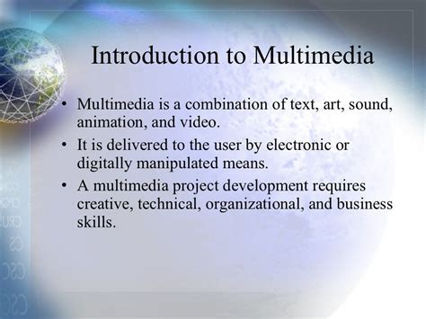 Introduction To Multimedia