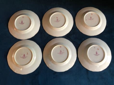 6 Mintons English Cuckoo Pattern 6 Inch Plates Davis Collamore Co Ny