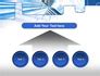 Blue Computer Keyboard Presentation Template For PowerPoint Google Slides And Keynote PPT Star