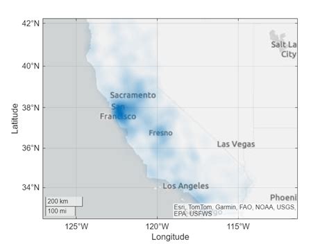 Adjust Transparency Of Geographic Density Plots Matlab And Simulink