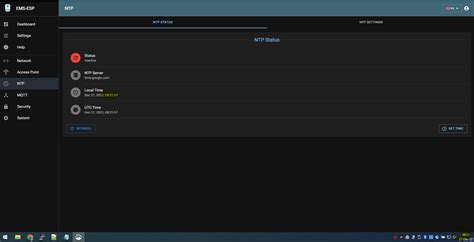 NTP Status Inactive Issue Emsesp EMS ESP GitHub