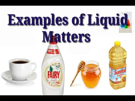 Examples Of Liquids
