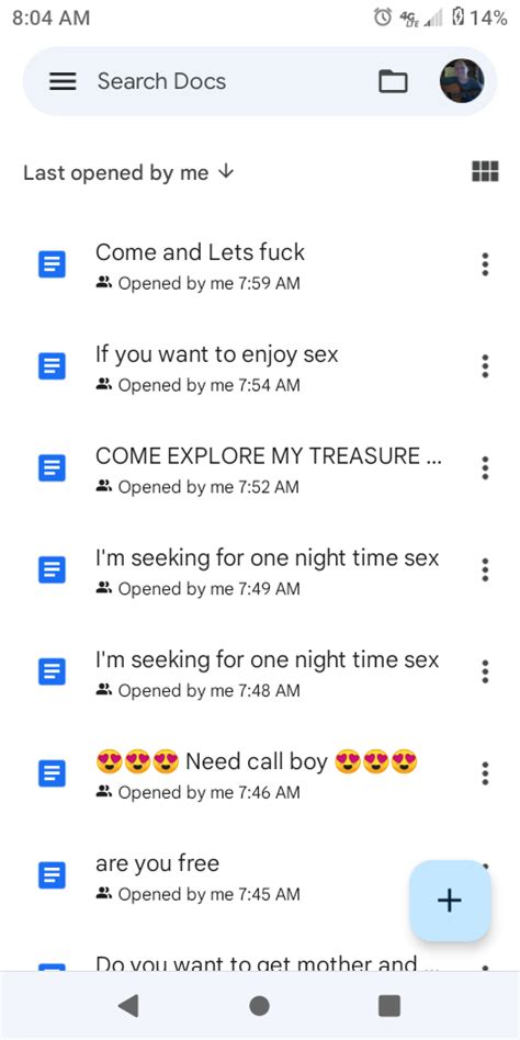 Prostitute Spam On Google Drive R Gsuite