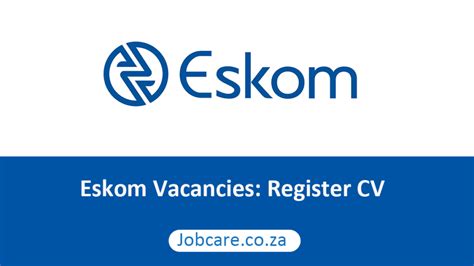 Eskom Vacancies Register Cv Jobcare