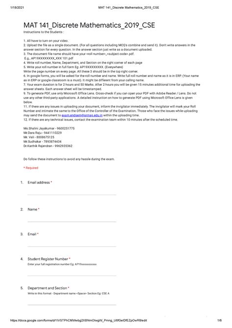 Discrete Mathematics Studocu