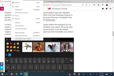 You Can Now Save All Of Your Tabs To A New Collection In Edge Dev And Canary With A Single Click