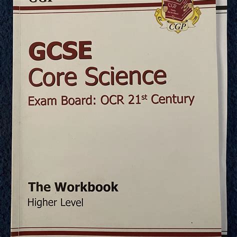 Gcse Science Workbook Brand New Never Used Comes Depop