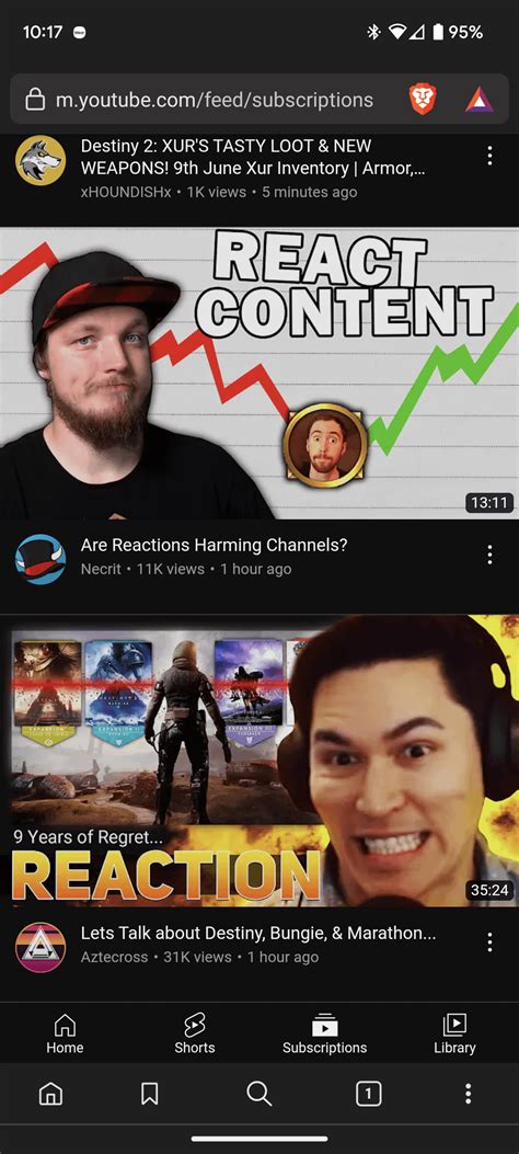 React Content Rdestiny2