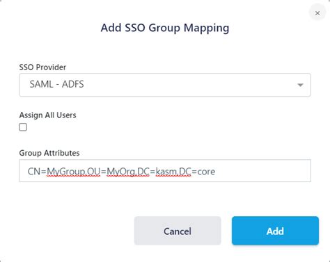 Active Directory Federation Services Adfs Saml Setup — Kasm 1120