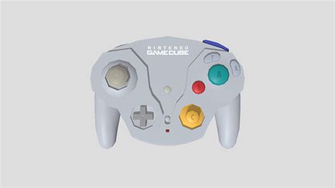 Gamecube Wavebird Controller 3d Model By A E Williams A E Williams [623a124] Sketchfab