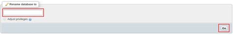 Rename A Database In Phpmyadmin Web Hosting Kb