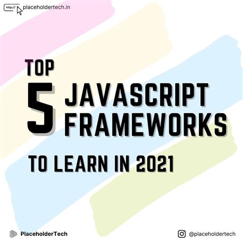 Placeholdertech 🚀 Top 5 Javascript Frameworkslibraries