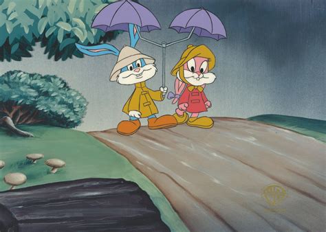 Tiny Toons Original Production Cel Buster Bunny And Babs Etsy