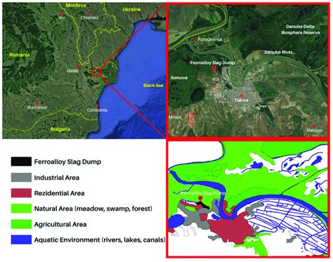 Map Of The Sampling Site Location Realized With Arcgis 108 Software